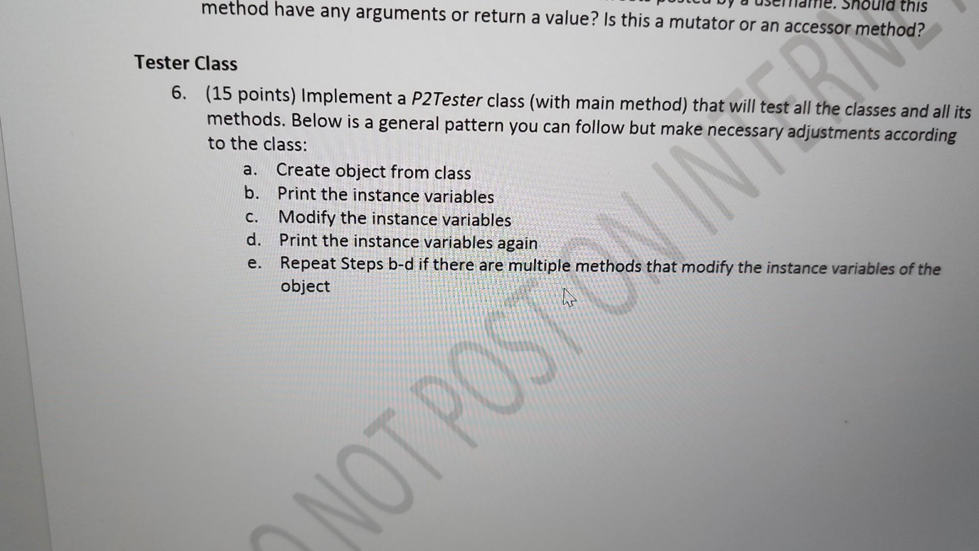 Solved 3. (10 points) Carefully read this as you write the | Chegg.com