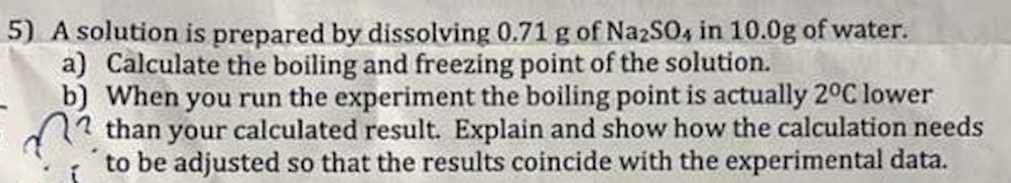 Solved A solution is prepared by dissolving 0.71g ﻿of Na2SO4 | Chegg.com