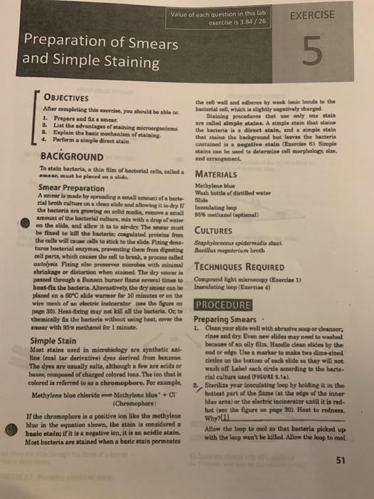 Solved Value of each question in this lab exercise is 3.84 / | Chegg.com