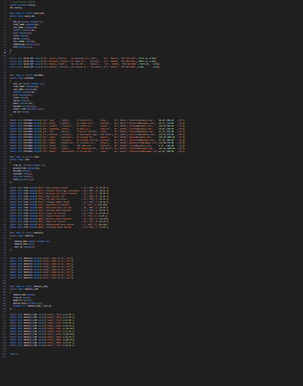 Solved Task 1: Create a VIEW named MAJOR_CUSTOMER. It | Chegg.com