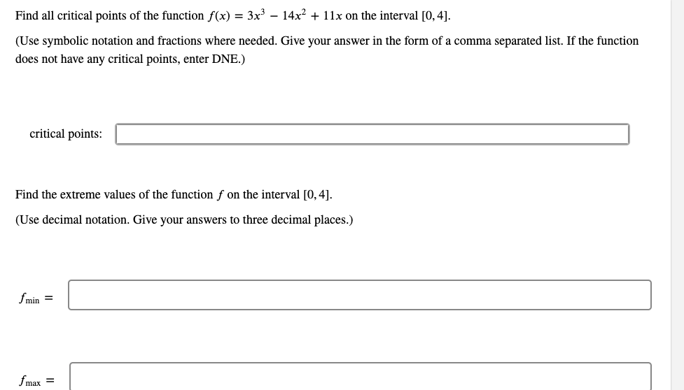 Solved Find all critical points of the function | Chegg.com