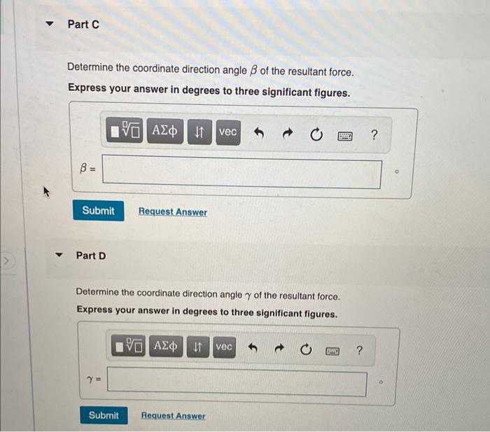 Solved Part ADetermine the magnitude of the resultant | Chegg.com Solved Part ADetermine the magnitude of the resultant | Chegg.com