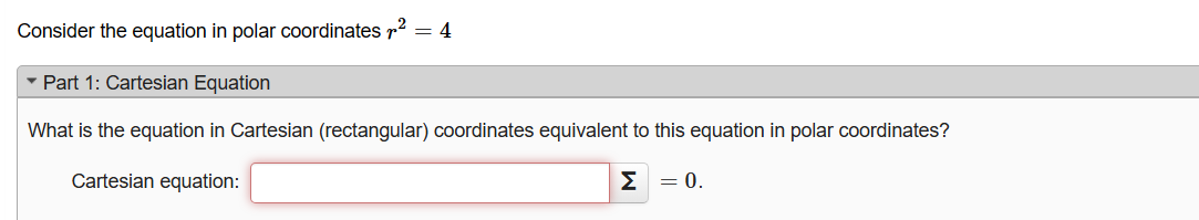 Solved Consider the equation in polar coordinates r2=4Part | Chegg.com