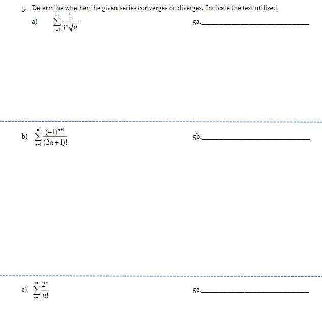 Solved by an EXPERT Determine whether the given series converges or | Chegg.com