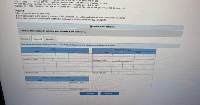 Solved The following events occur for The Benson Corporation | Chegg.com