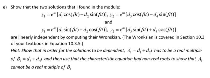 Solved a-e will upvote if neat and every single step is | Chegg.com