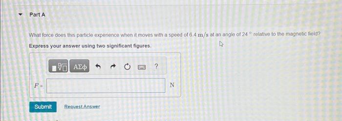Solved A particle with a charge of 12μC experiences a force | Chegg.com