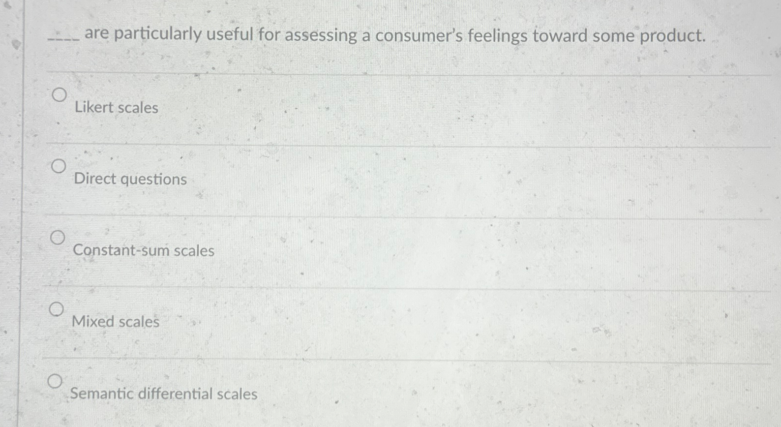 Solved are particularly useful for assessing a consumer's | Chegg.com