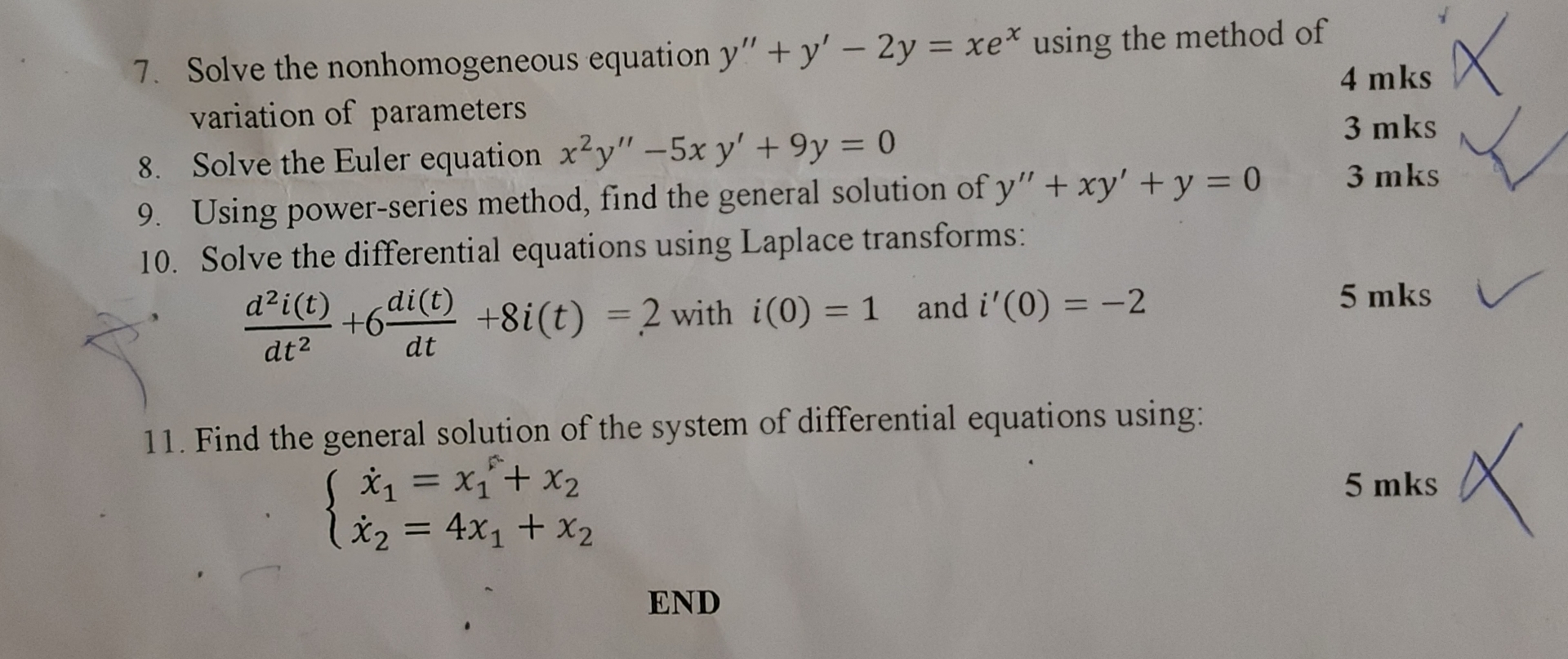 Solved Solve the nonhomogeneous equation y''+y'-2y=xex | Chegg.com