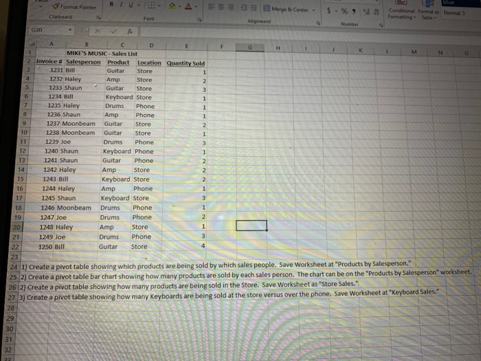 Solved Format Paint BIU 3 Merge & Centers Clipboard % | Chegg.com