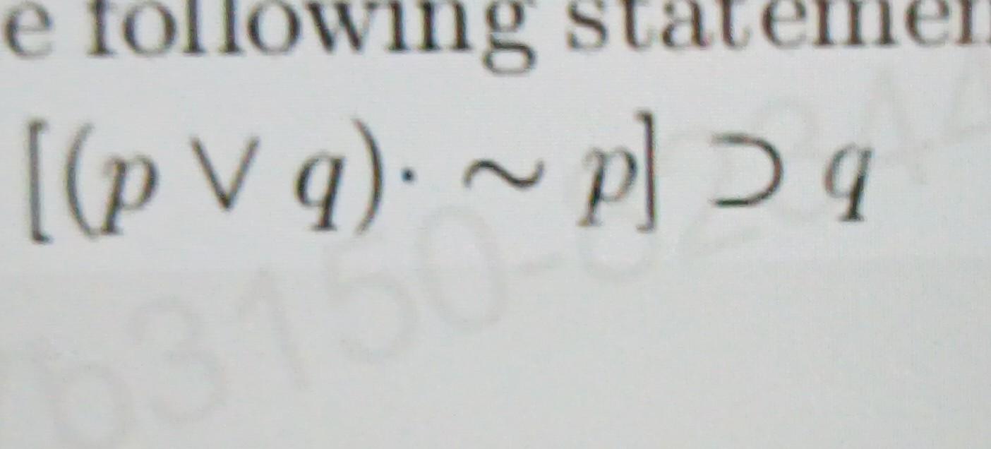 Solved Use truth table to characterize the following | Chegg.com