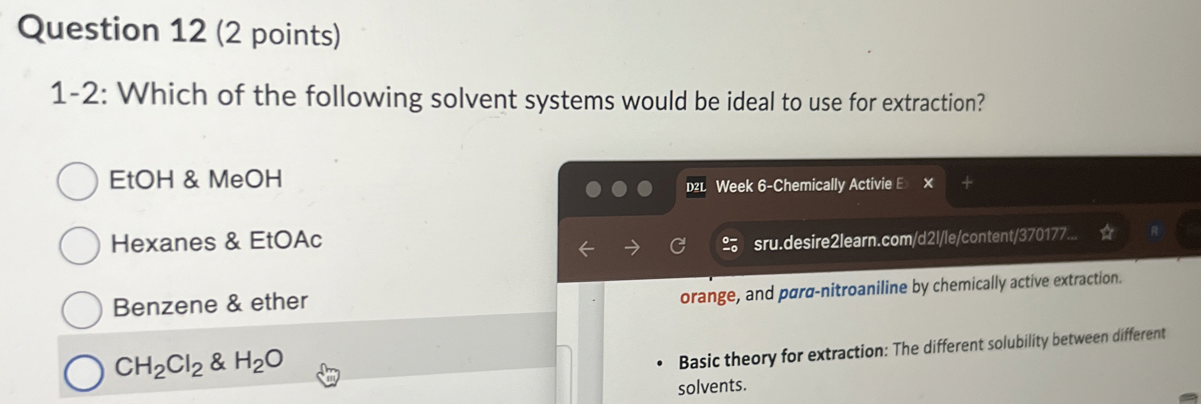 Solved Question 12 (2 ﻿points)1-2: Which of the following | Chegg.com