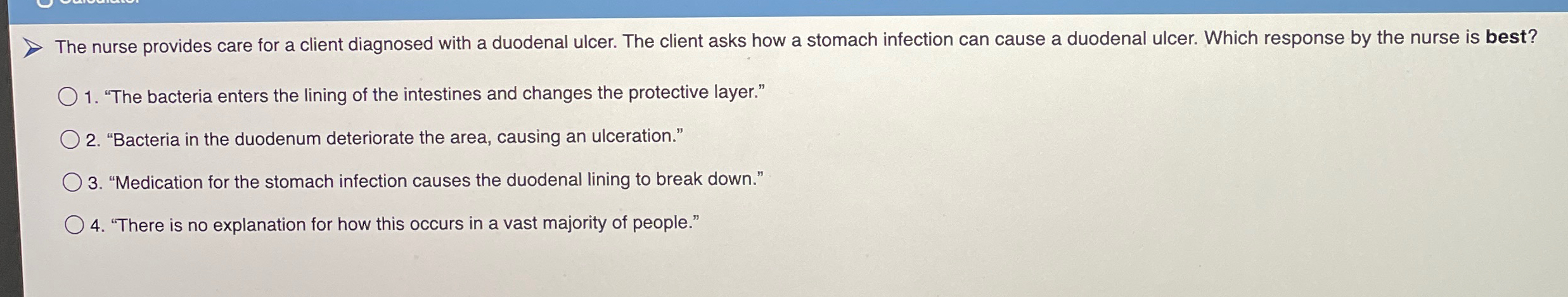 Solved The nurse provides care for a client diagnosed with a | Chegg.com