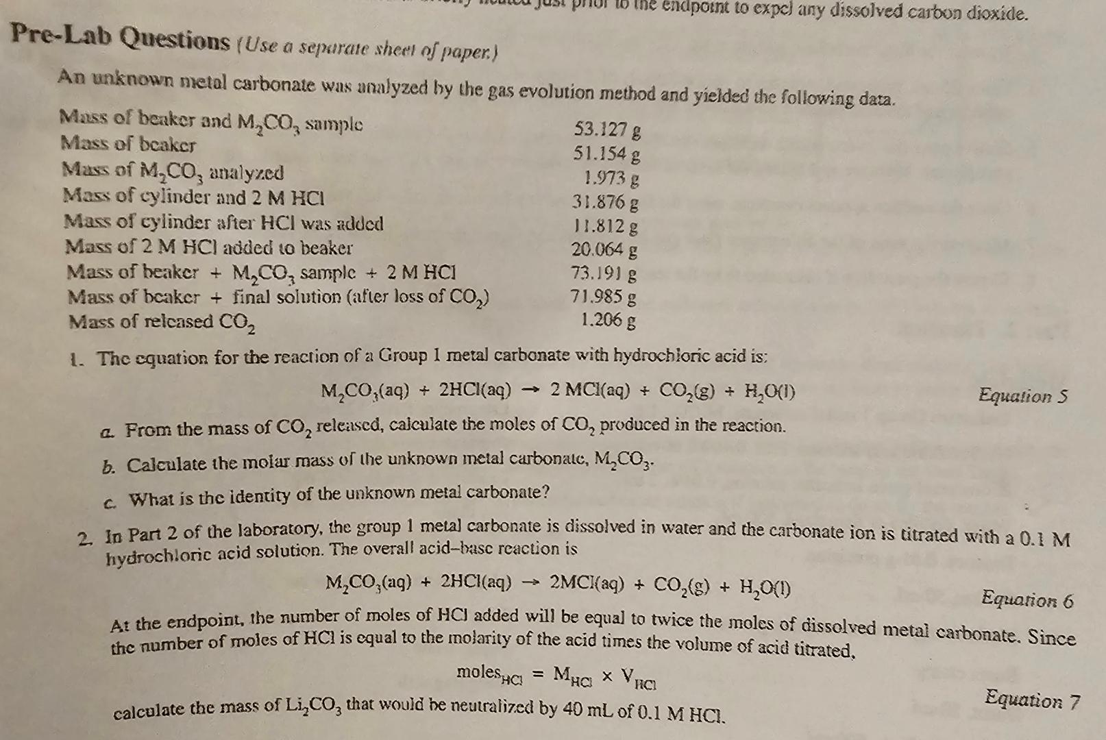 Solved How can I solve question two in this prelab? | Chegg.com