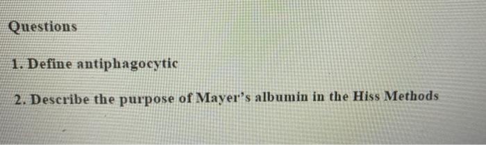 Solved EXPERIMENT 11 Capsule Stain-Hiss Method Photo 918 | Chegg.com