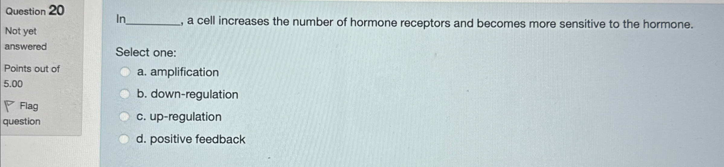 Solved Question 20Not yet answeredPoints out | Chegg.com Solved Question 20Not yet answeredPoints out | Chegg.com