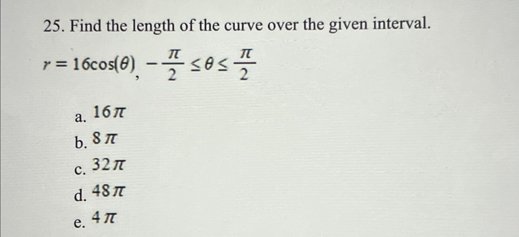 Solved Find the length of the curve over the given | Chegg.com