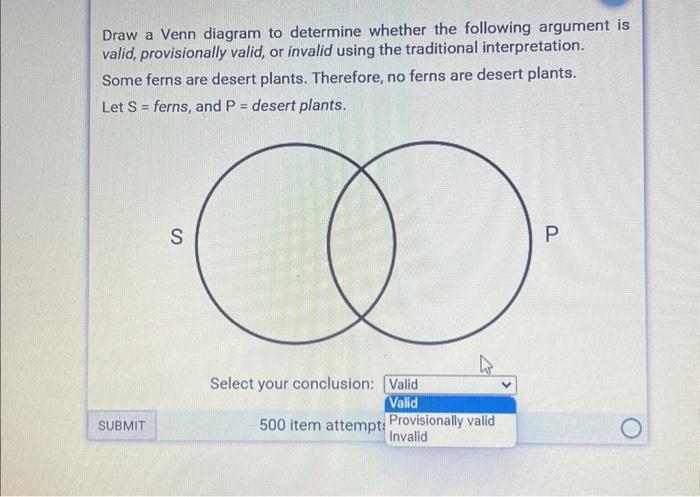 Draw a Venn diagram to determine whether the | Chegg.com
