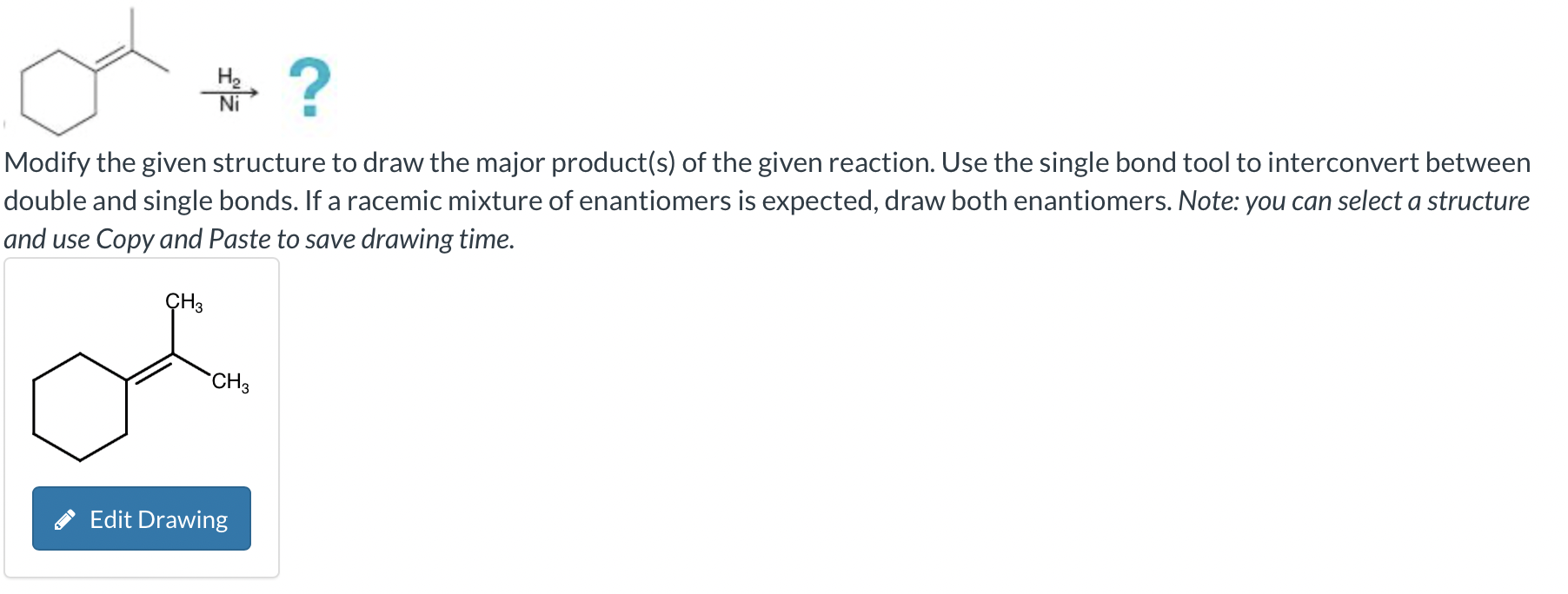 Solved Modify the given structure to draw the major | Chegg.com