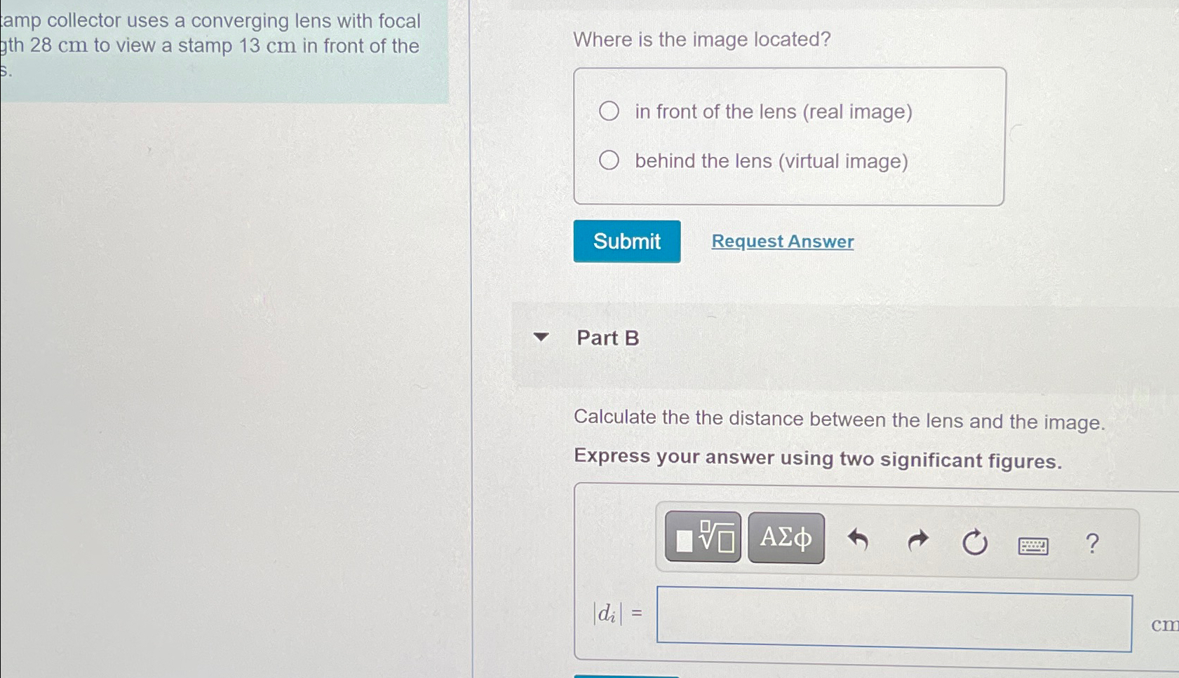 Solved amp collector uses a converging lens with focal th | Chegg.com
