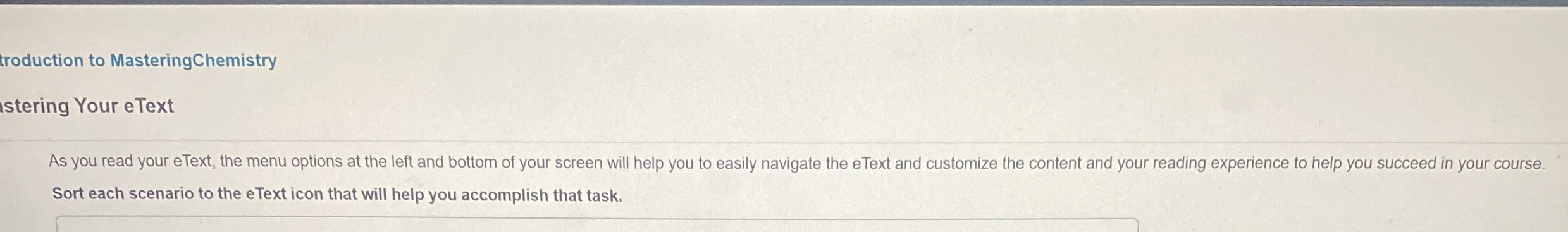 Solved As you read your eText, the menu options at the left | Chegg.com