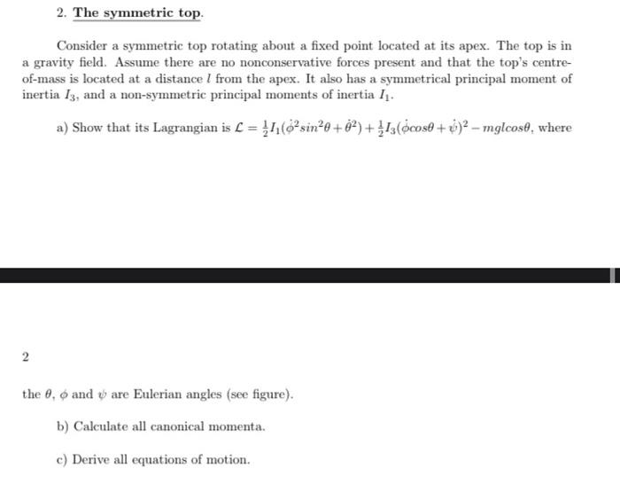 Solved classical mechanics question -- the diagram was bad | Chegg.com