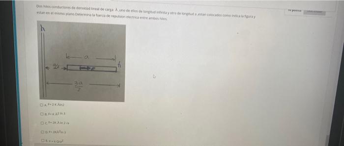 Solved Two conducting wires of linear density of lambda | Chegg.com