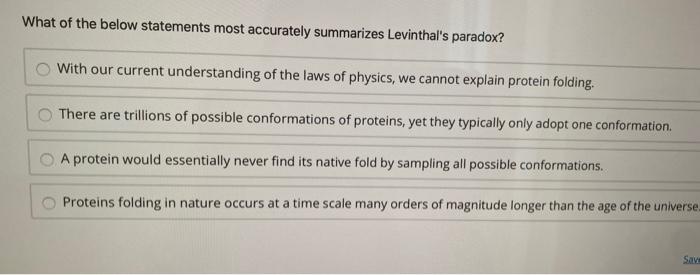 Solved What of the below statements most accurately | Chegg.com
