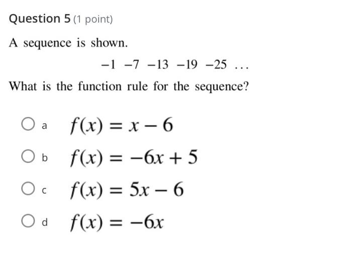 Solved Which expression represents the nth term in the | Chegg.com