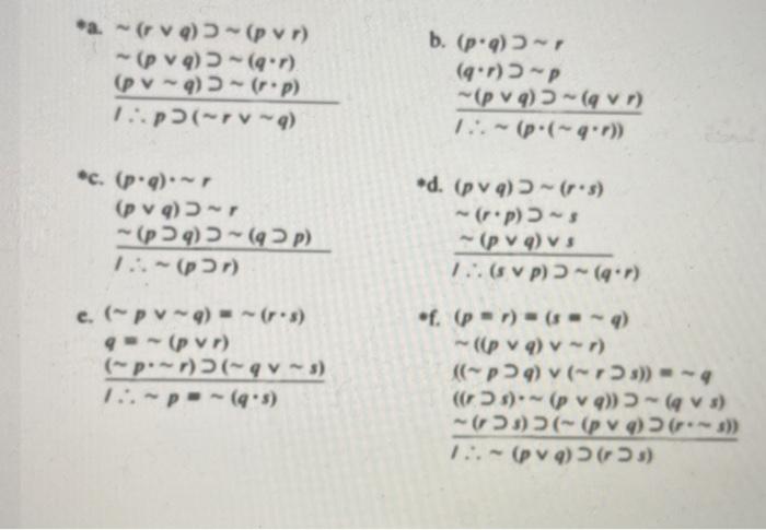 Solved 1Use the Long Truth Table Method to determine whether | Chegg.com