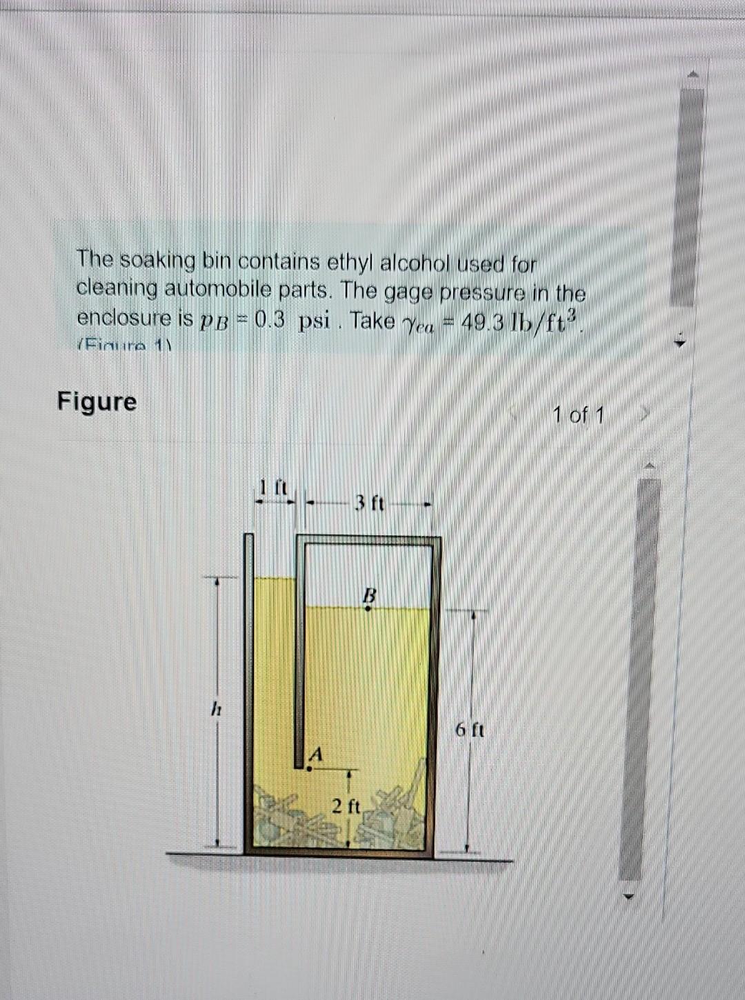 Solved The soaking bin contains ethyl alcohol used for | Chegg.com