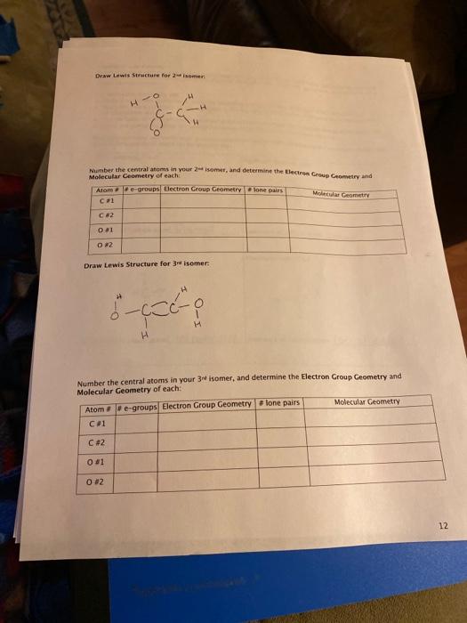Solved 5. Chemical Formula = C2H4O2 total # valance | Chegg.com