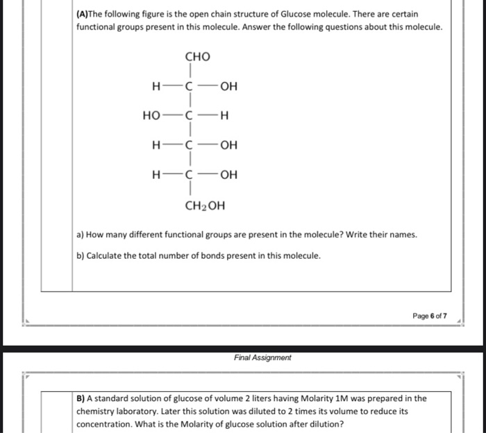 Solved (A)The following figure is the open chain structure | Chegg.com