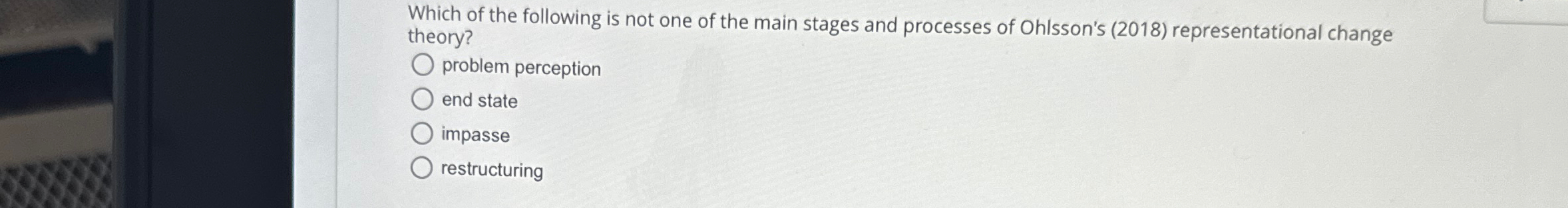 Solved Which of the following is not one of the main stages | Chegg.com