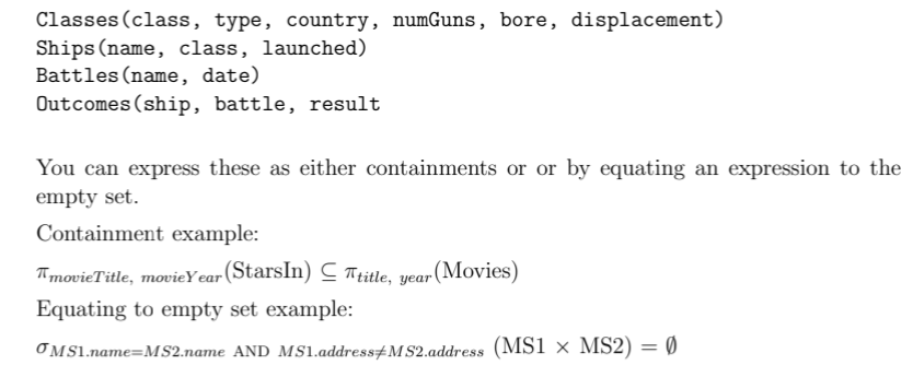 Solved Database Express the following constraints in | Chegg.com