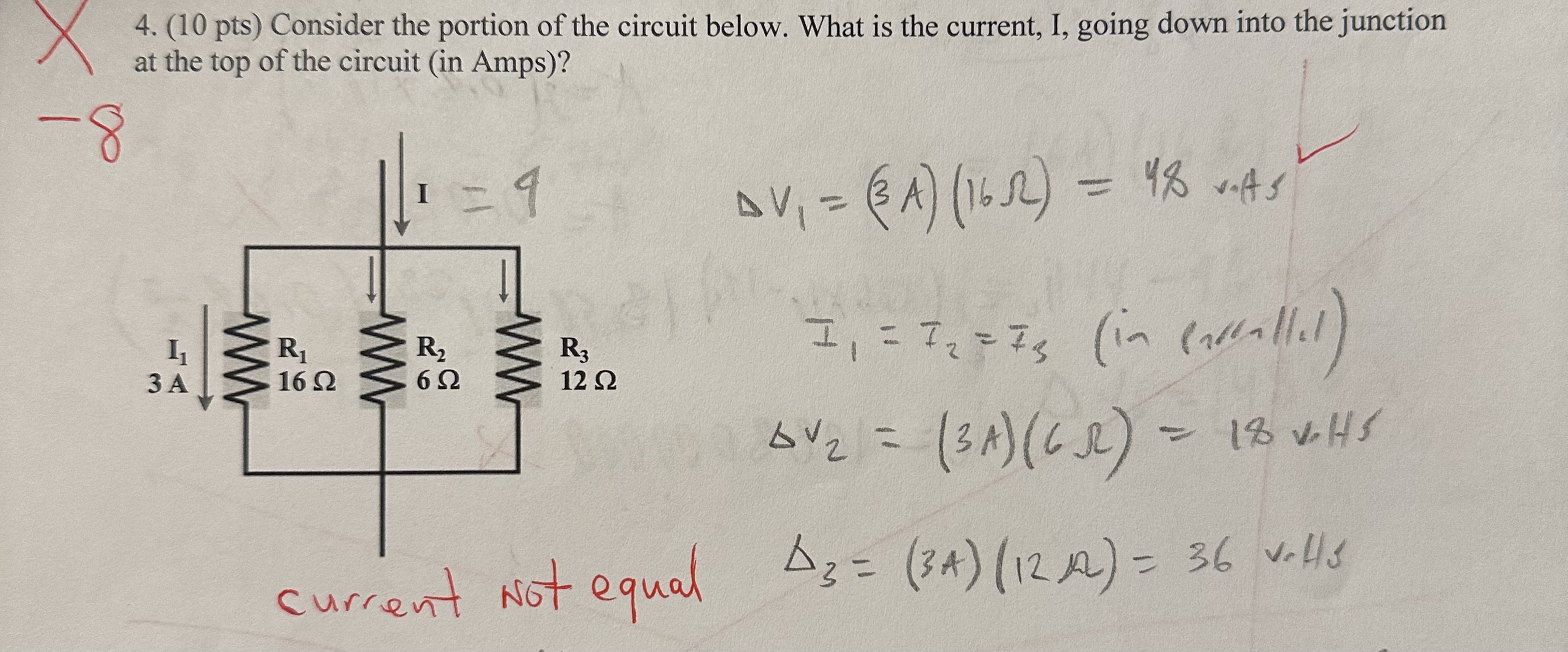 Solved (10 ﻿pts) ﻿Consider the portion of the circuit below. | Chegg.com