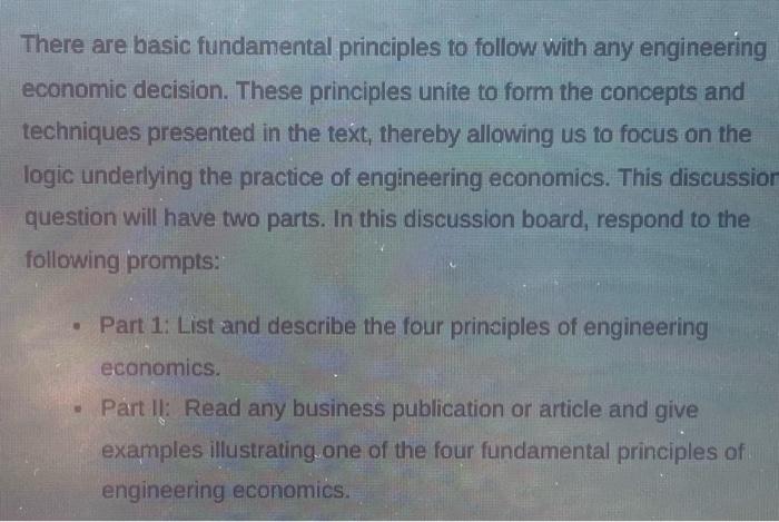 Solved There are basic fundamental principles to follow with | Chegg.com