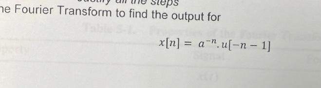 Solved Fourier Transform to find the output for | Chegg.com