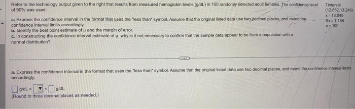 Solved Refer to the technology output given to the right | Chegg.com