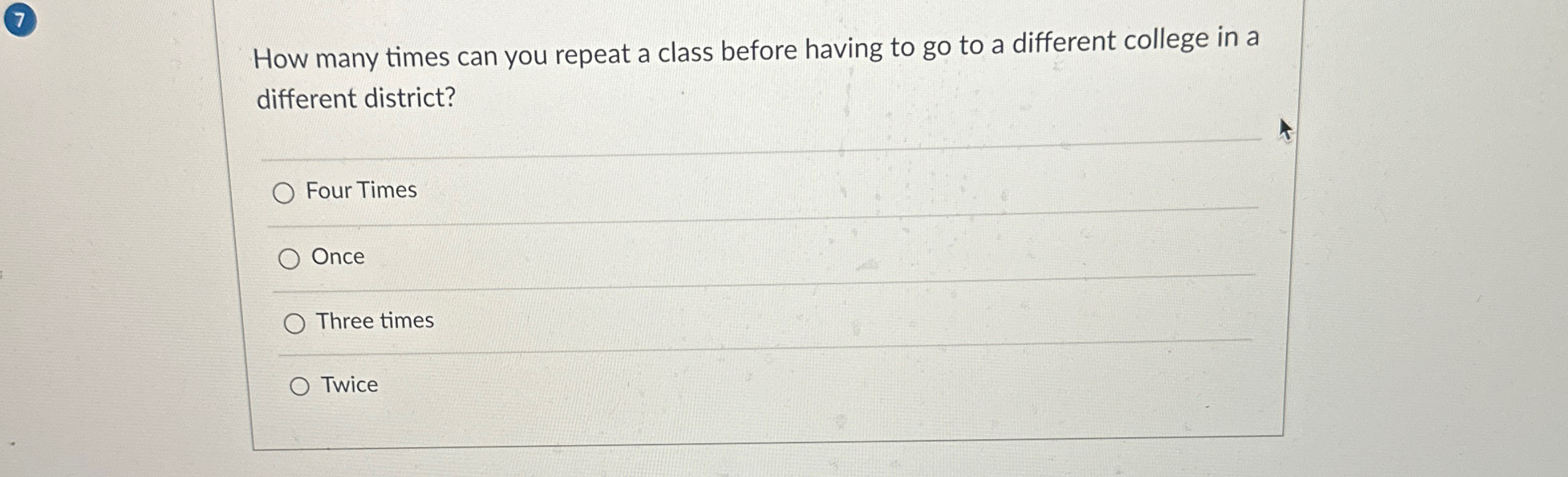 Solved How many times can you repeat a class before having | Chegg.com