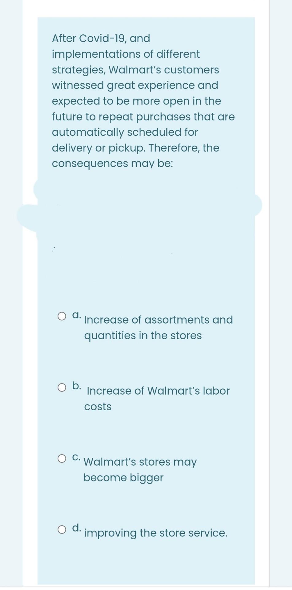 Solved The Virtual inventory pooling, last- mile delivery | Chegg.com