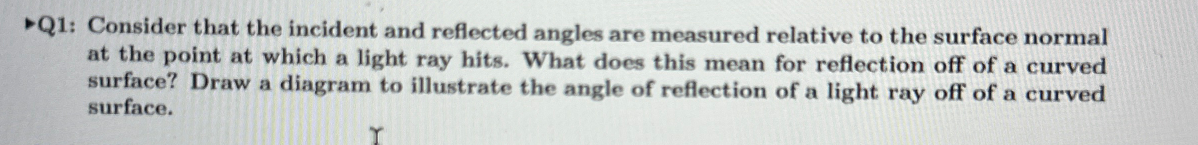 Solved Q1: Consider that the incident and reflected angles | Chegg.com