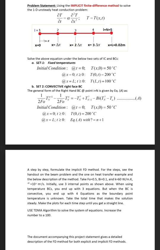 Solved Problem Statement: Using the IMPLICIT | Chegg.com