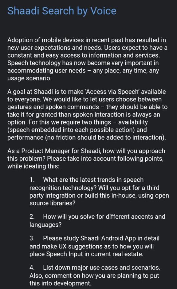Solved Shaadi Search by Voice Adoption of mobile devices in | Chegg.com