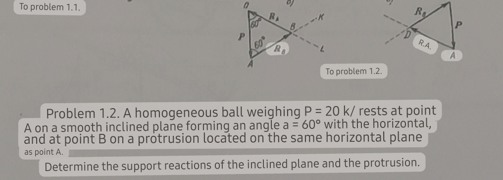 Solved To problem 1.1.Problem 1.2. ﻿A homogeneous ball | Chegg.com