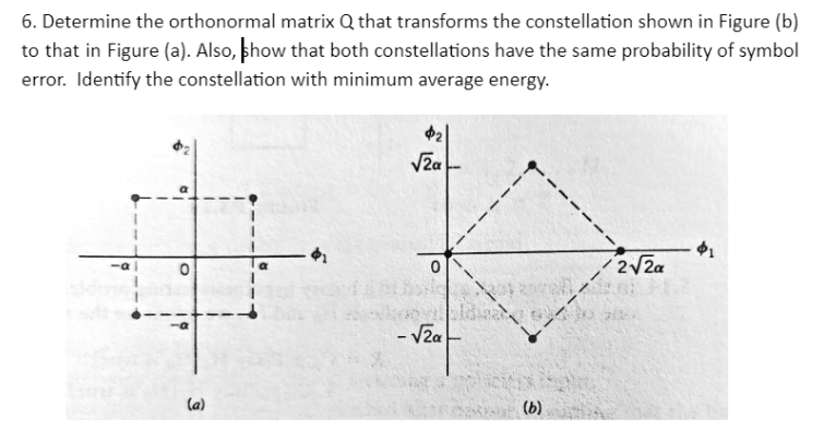 Determine the orthonormal matrix Q ﻿that transforms | Chegg.com