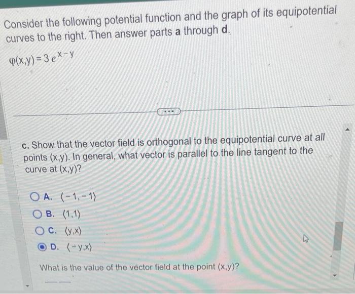 Solved Consider the following potential function and the | Chegg.com