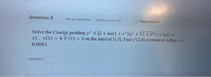 Solved numerical methods.. please answer in 30 mins .. in | Chegg.com