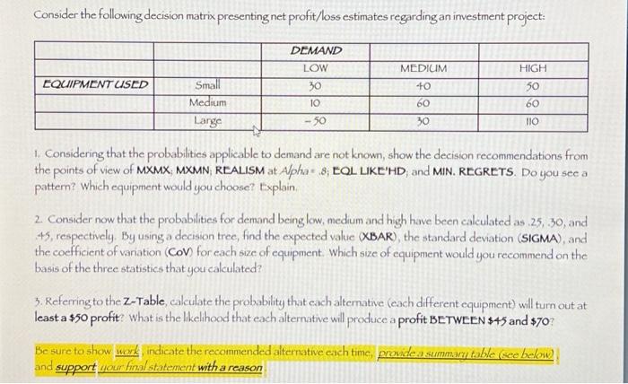 Solved be sure to show work,indicate the recommended | Chegg.com