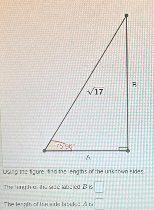Solved Using the figure, find the lengths of the unknown | Chegg.com